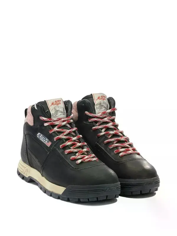 AUTRY Malga Leather Boots - Black