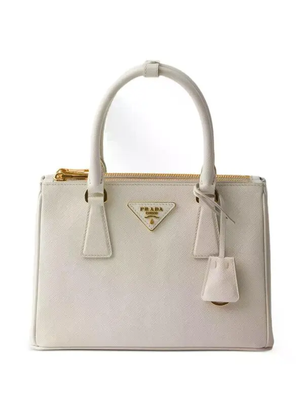 Prada Galleria Small Saffiano Leather Bag - Neutrals
