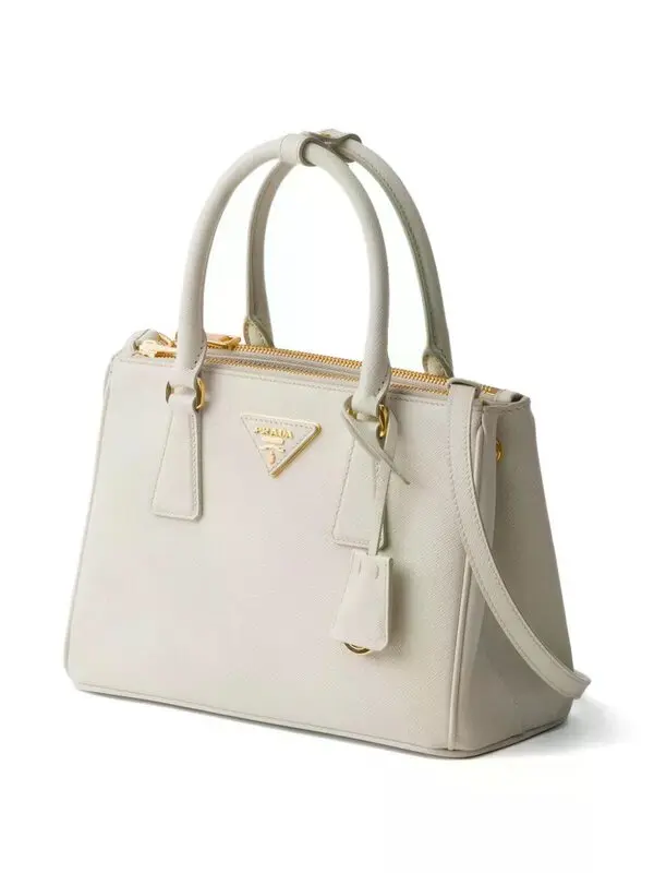 Prada Galleria Small Saffiano Leather Bag - Neutrals