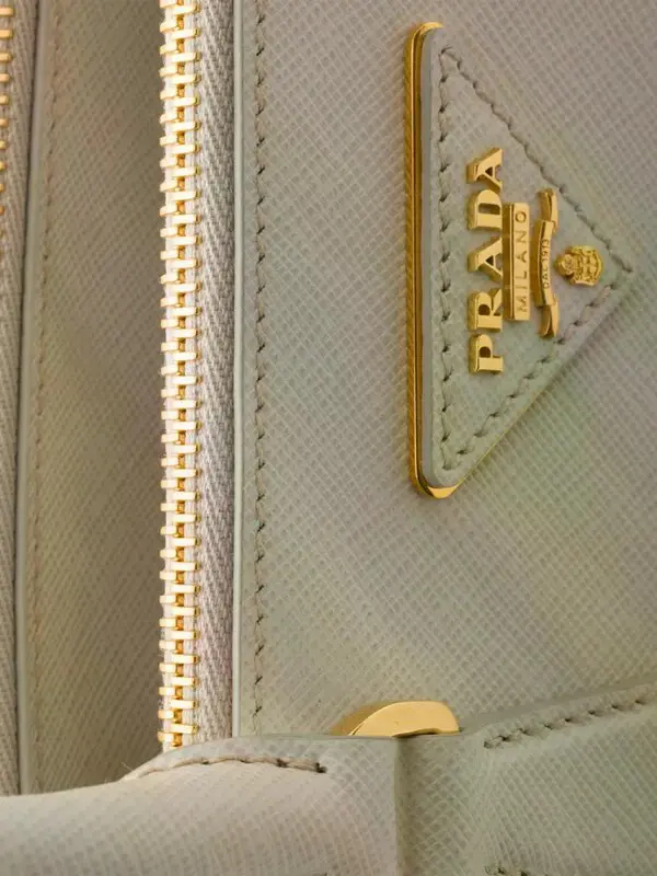 Prada Galleria Small Saffiano Leather Bag - Neutrals
