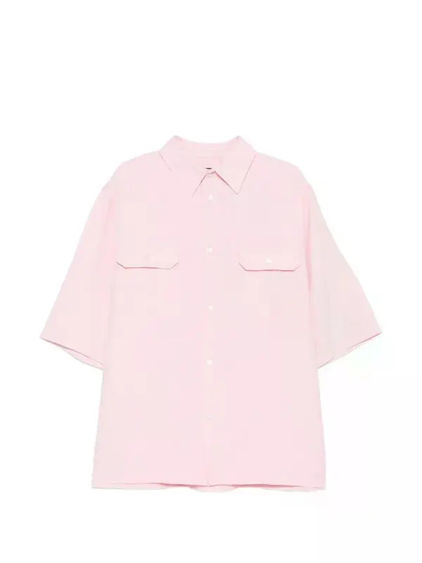WILLY CHAVARRIA Corcoran Short-sleeve Flap-pocket Shirt