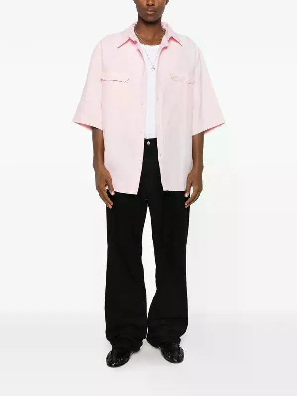 WILLY CHAVARRIA Corcoran Short-sleeve Flap-pocket Shirt