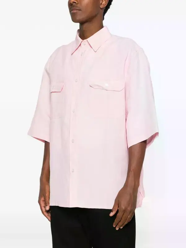 WILLY CHAVARRIA Corcoran Short-sleeve Flap-pocket Shirt