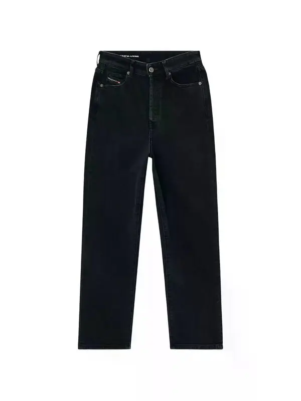 DIESEL® 1981 D-went High Waisted Straight Leg Cropped Jeans