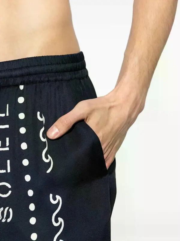 Balmain Graphic Print Shorts