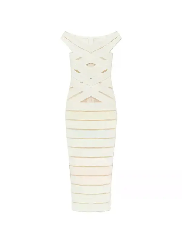 Balmain Glitter-embellished Mini Dress