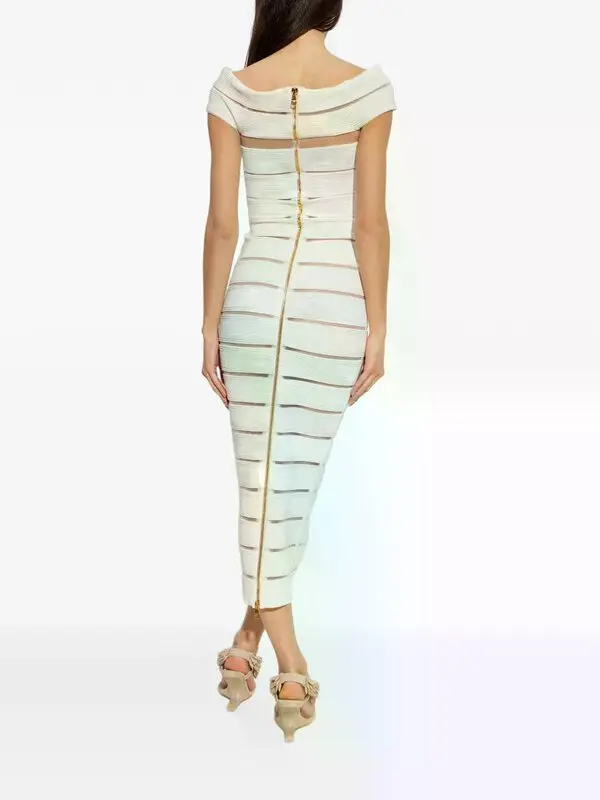 Balmain Glitter-embellished Mini Dress