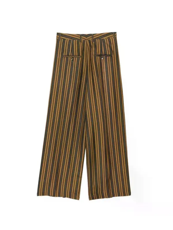Alberto Biani Vertical-stripe Trousers