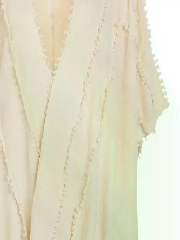 Caravana Yalchen Frayed-trim Coat