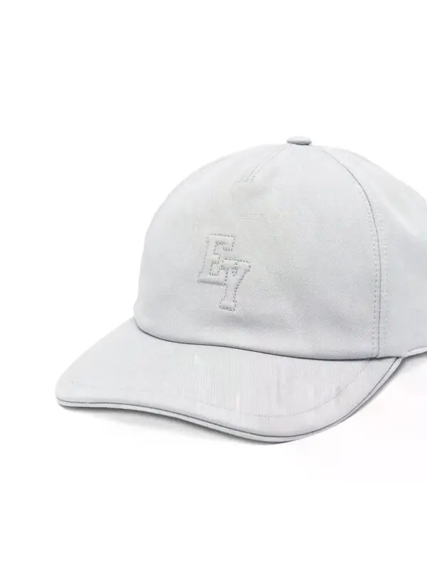 Eleventy Logo-embroidered Baseball Cap - Blue