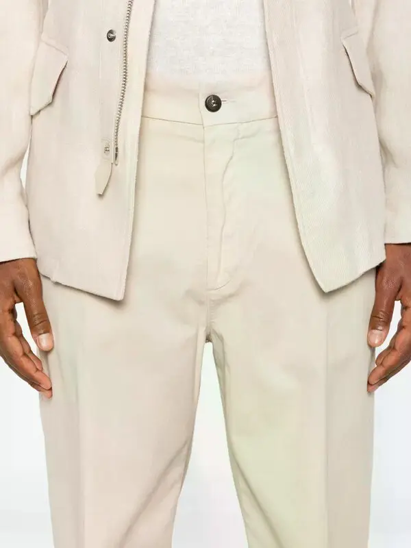 Eleventy Chino Trousers With Elasticated Waist