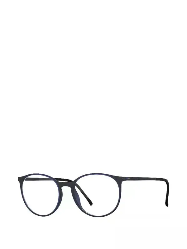 SILHOUETTE Spx Illusion Round-frame Glasses - Blue