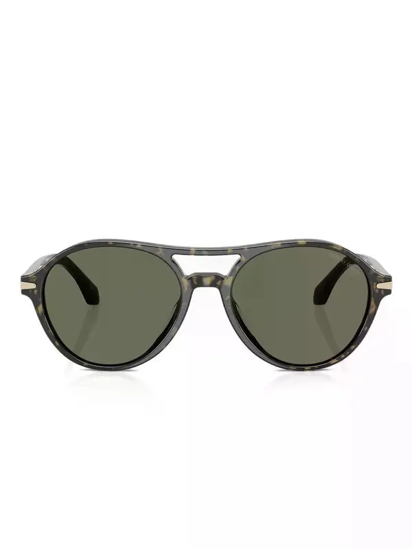 Giorgio Armani Round Frame Sunglasses - Brown