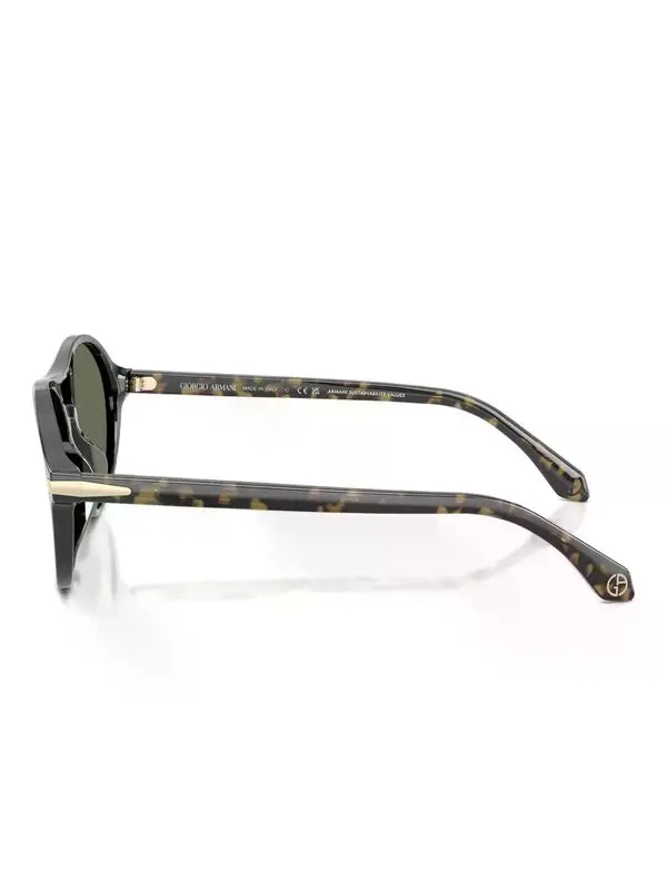 Giorgio Armani Round Frame Sunglasses - Brown