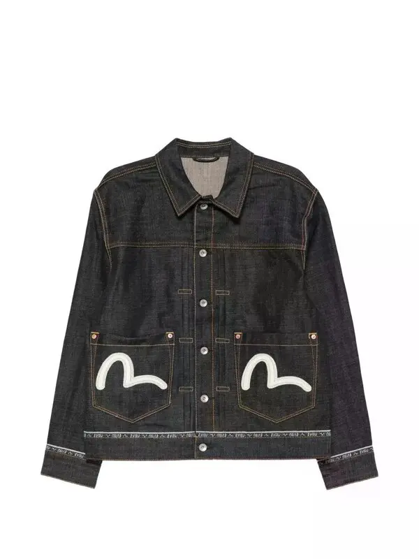 EVISU Seagull Embroidered Denim Jacket