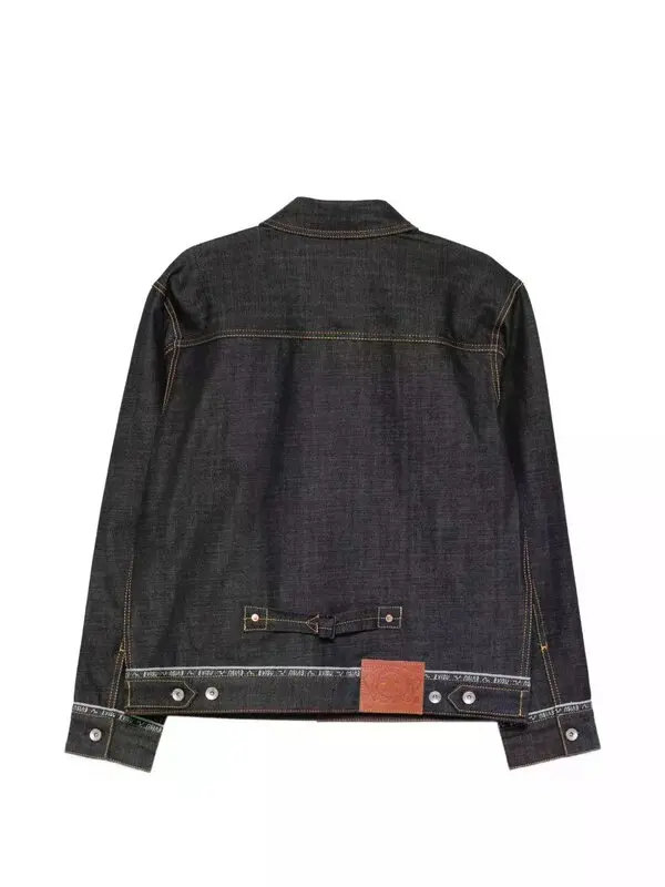 EVISU Seagull Embroidered Denim Jacket