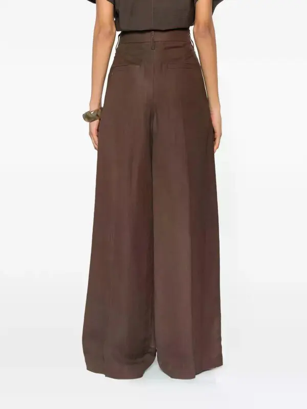 Brunello Cucinelli Pleated Wide Leg Trousers