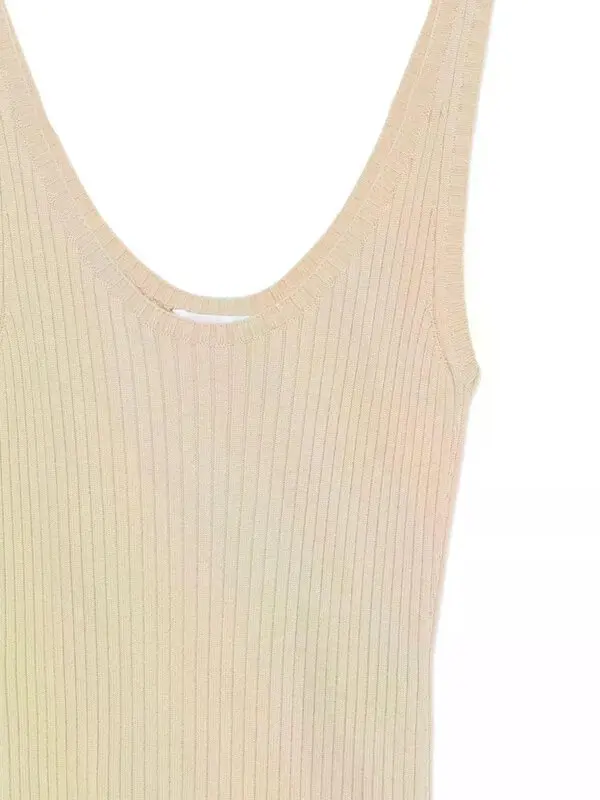 Chloé Ribbed Knit Tank Top