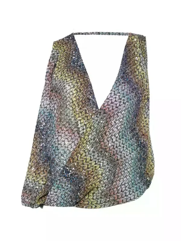 Missoni Zigzag Sequin-embellished Top