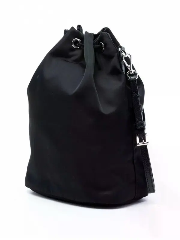 Prada Re-nylon Drawstring Pouch - Black