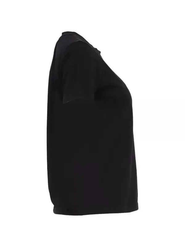 Burberry Logo-embroidered T-shirt
