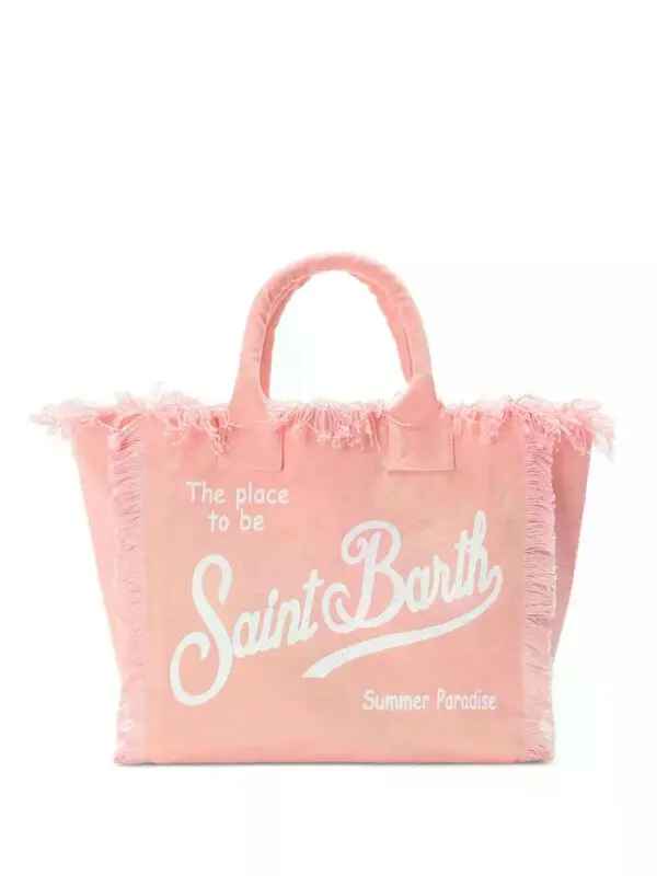 MC2 SAINT BARTH Frayed Tote Bag - Pink