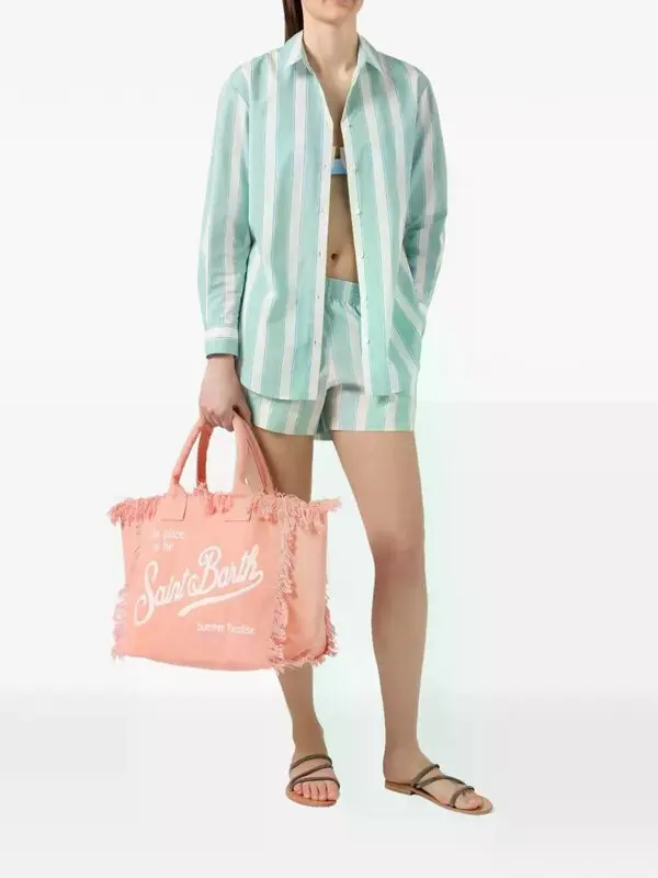 MC2 SAINT BARTH Frayed Tote Bag - Pink