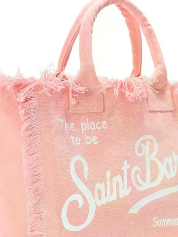 MC2 SAINT BARTH Frayed Tote Bag - Pink