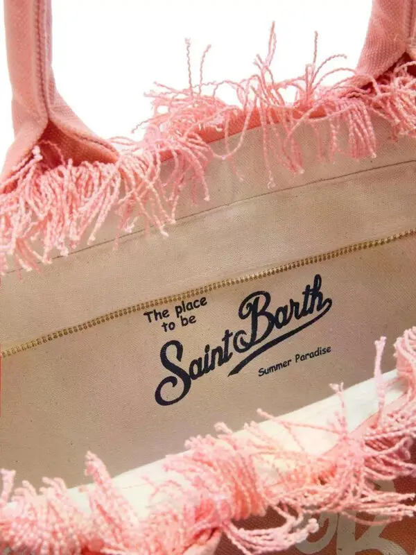 MC2 SAINT BARTH Frayed Tote Bag - Pink