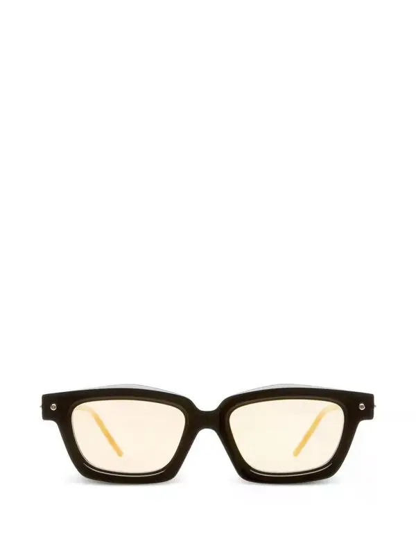 KUBORAUM Rectangle Frame Sunglasses - Black