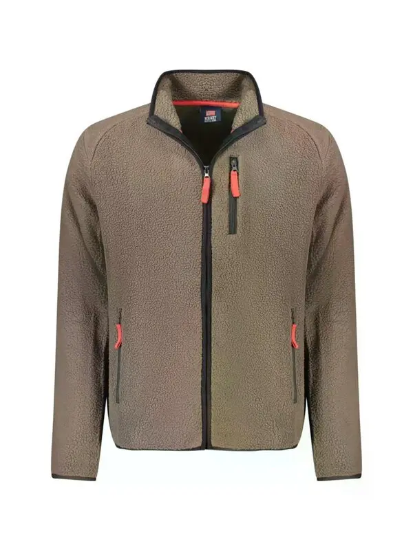 NORWAY 1963 Fleece Mock-neck Zip Sweatshirt