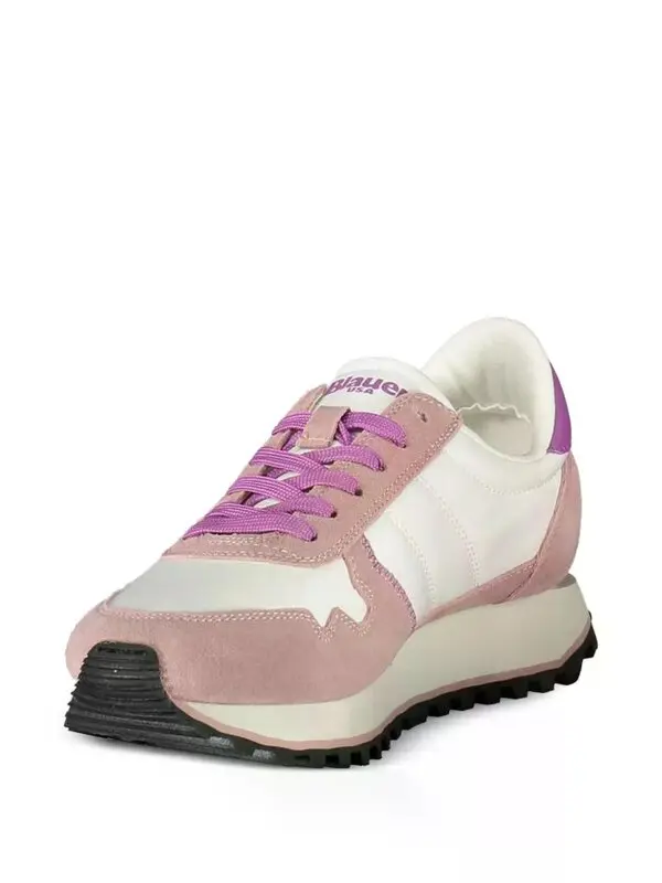 BLAUER. Glitter-detail Sneakers