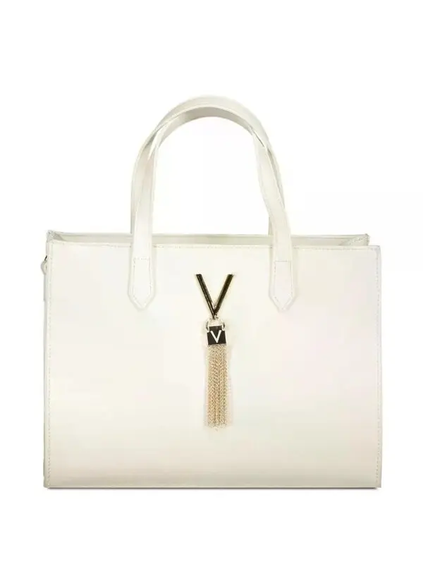 MARIO VALENTINO Divina Tassel-detail Tote Bag - White
