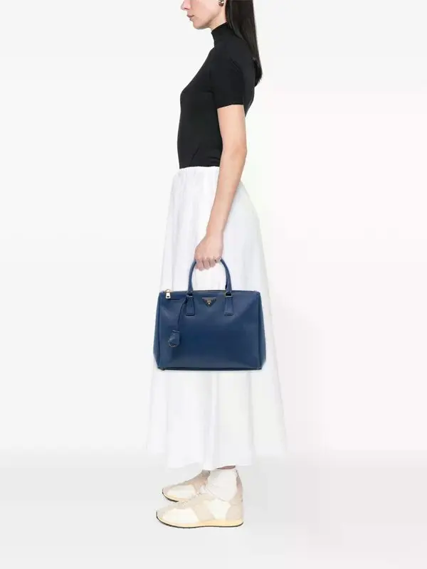 Prada Large Saffiano Lux Galleria Tote - Blue