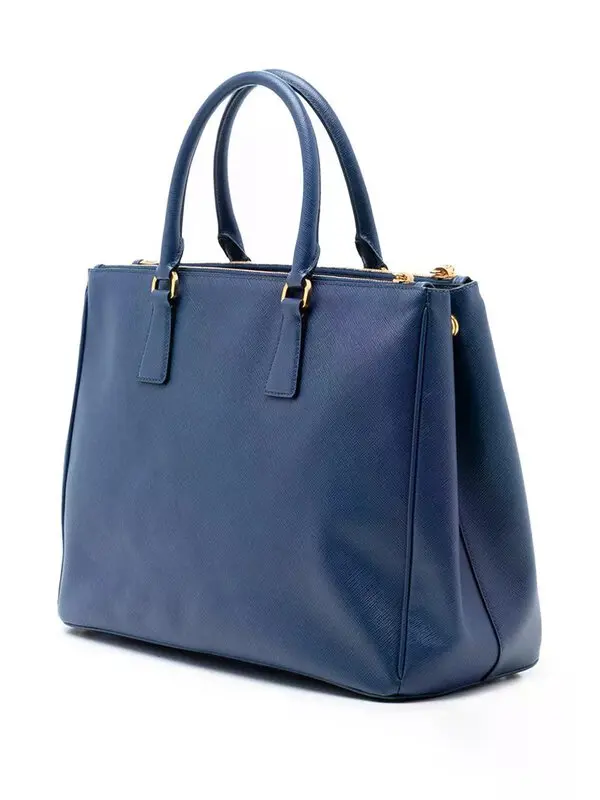 Prada Large Saffiano Lux Galleria Tote - Blue