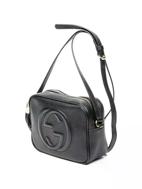 Gucci Soho Interlocking-g Tassel-detail Shoulder Bag - Black