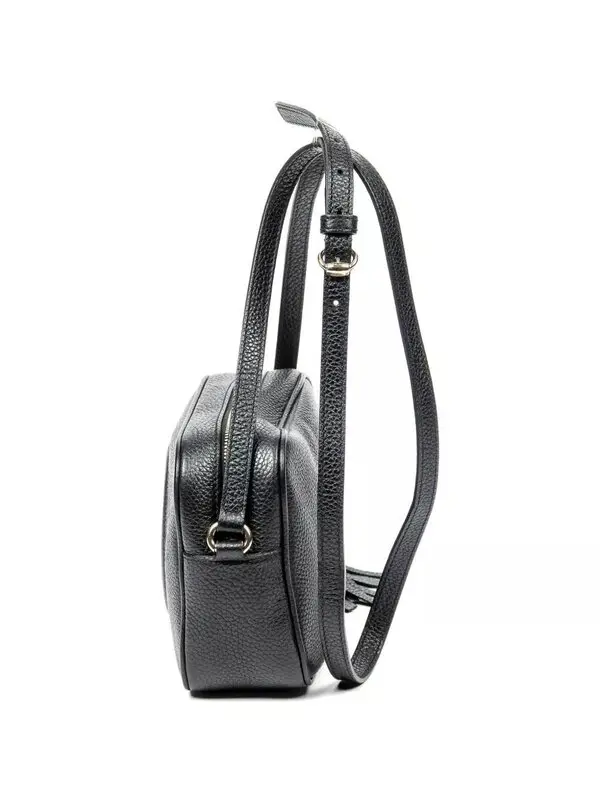 Gucci Soho Interlocking-g Tassel-detail Shoulder Bag - Black