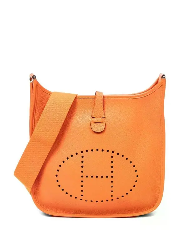 Hermès Evelyne Logo-detail Shoulder Bag - Orange