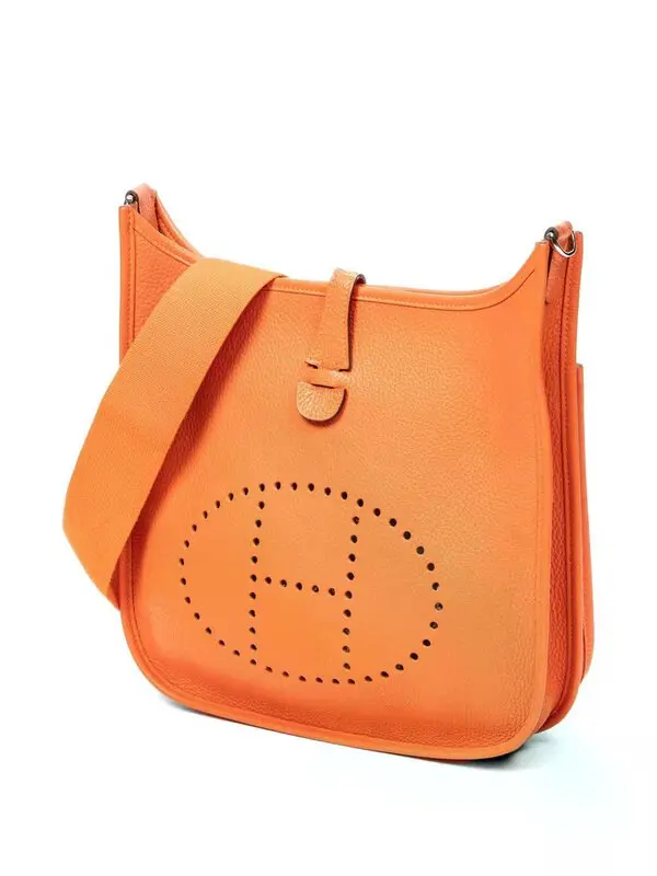 Hermès Evelyne Logo-detail Shoulder Bag - Orange
