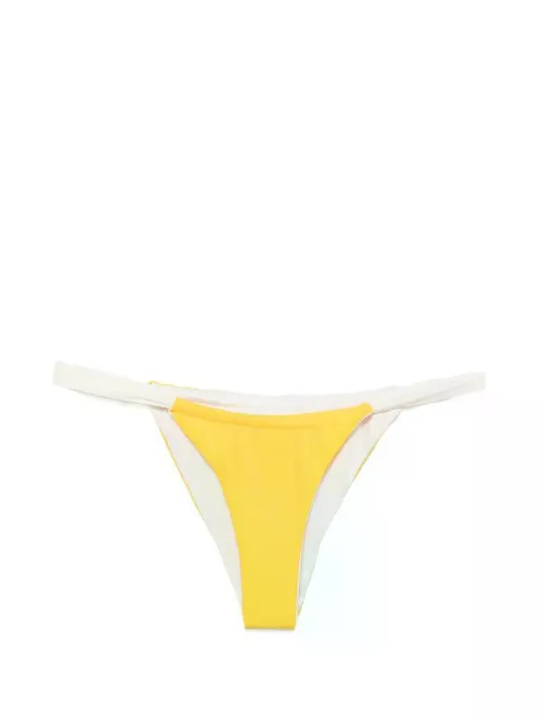LESLIE AMON 90s Slice Bikini Bottoms - Yellow