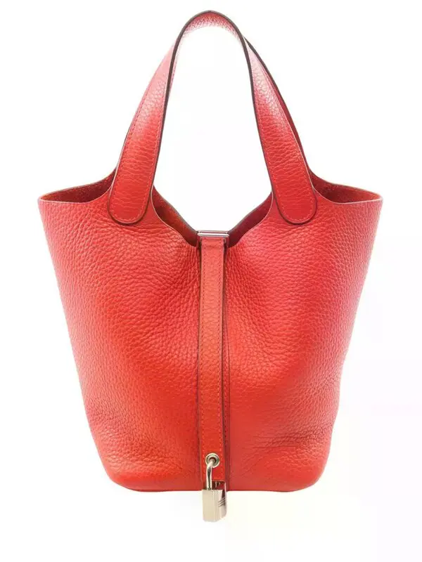 Hermès 2017 Clemence Picotin Lock 18 Handbag - Red