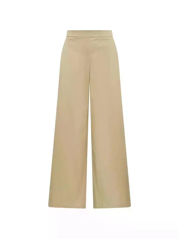 Malìparmi Topstitched Flared Trousers