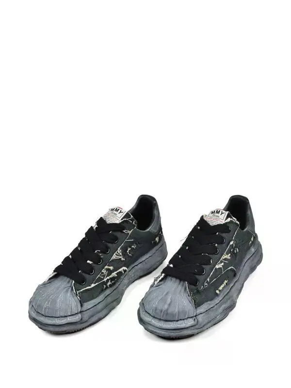 Mihara Yasuhiro Charles Og Sole Ripped-canvas Sneakers