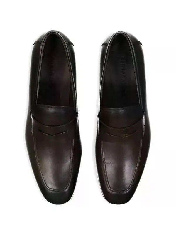 FERRAGAMO Leather Loafers