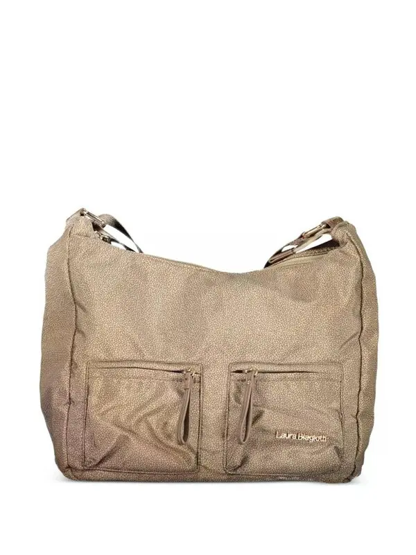 LAURA BIAGIOTTI Zipped Shoulder Bag With Logo Strap