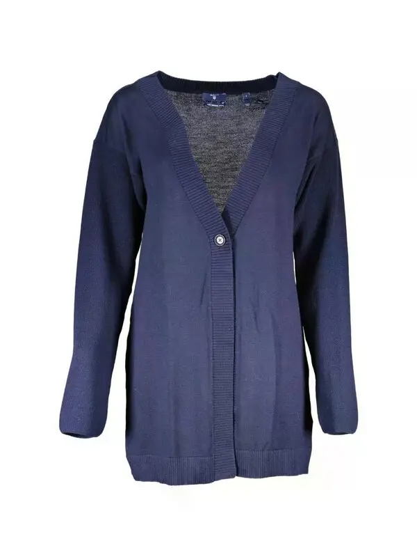 Gant V-neck Fine-knit Cardigan