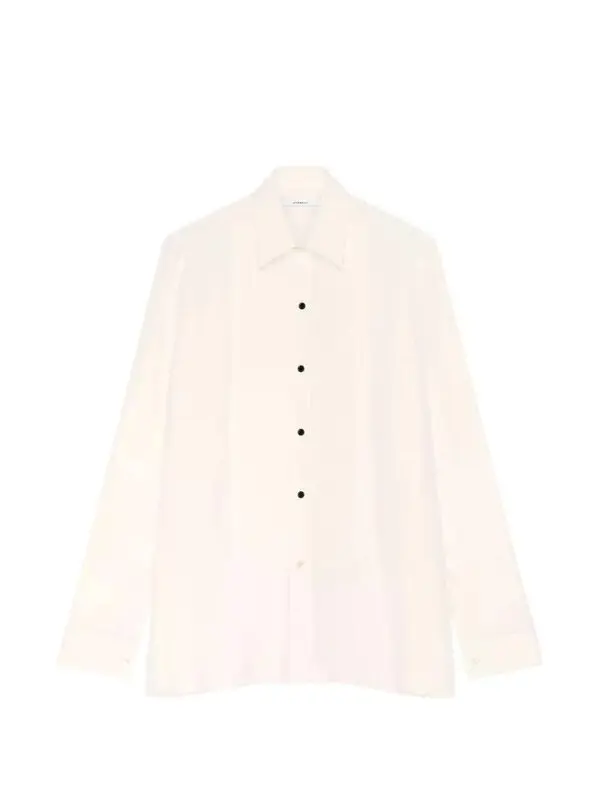 Givenchy Long-sleeve Silk Tuxedo Shirt