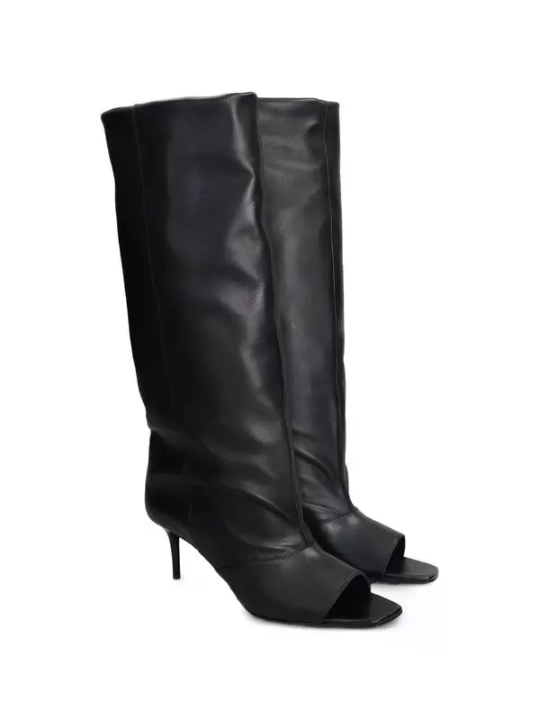 IRO PARIS Open-toe Leather Boots