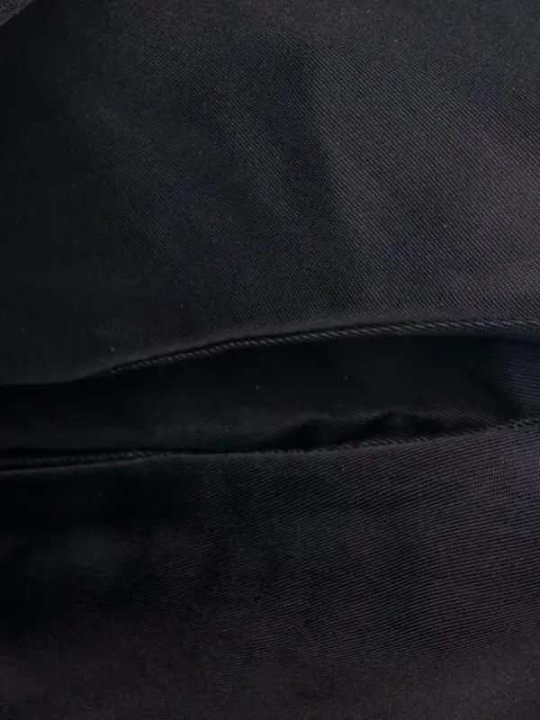 Dior 2002 Diorissimo Canvas Saddle Pochette - Black