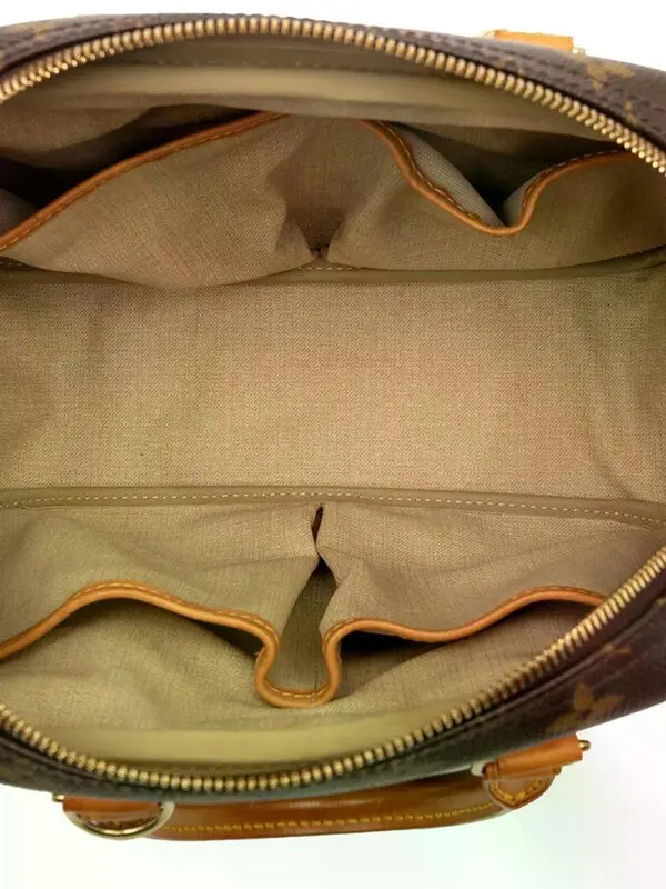 LOUIS VUITTON 2004 Monogram Trouville Handbag - Brown